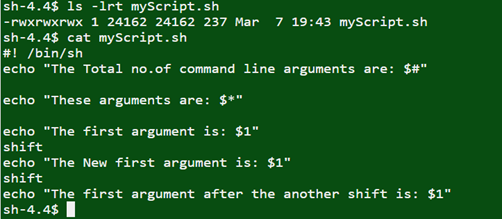 SHIFT Command In UNIX Learn UNIX Online Fresh2Refresh
